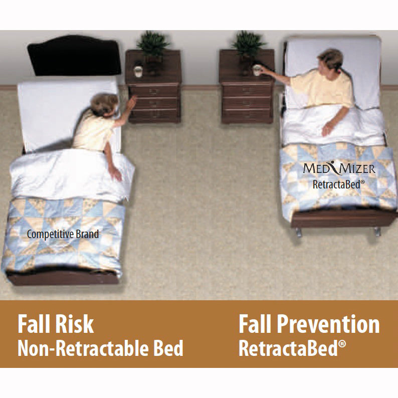 Full Electric -Retractabed Hi-Low Hospital Bed - 36" -42" 500lbs capac ...