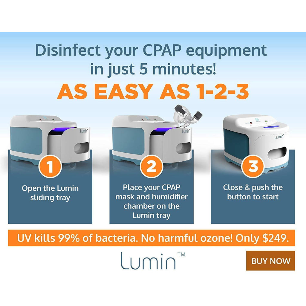 CPAP UV Light Cleaner & Sanitizer by Lumin – Medical Equipment Specialists
