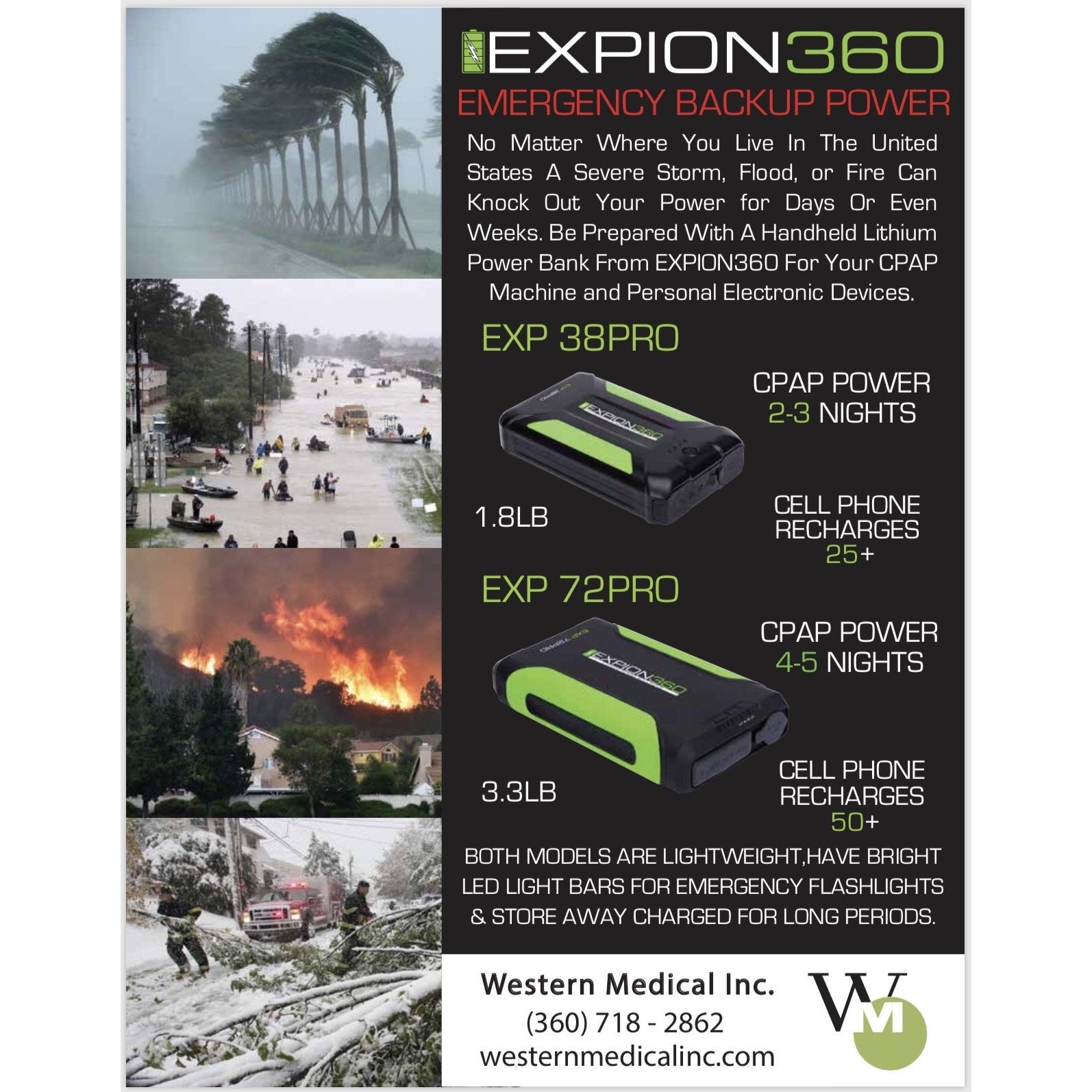 CPAP, BIPAP External Battery - Lightweight and Portable CPAP battery ...